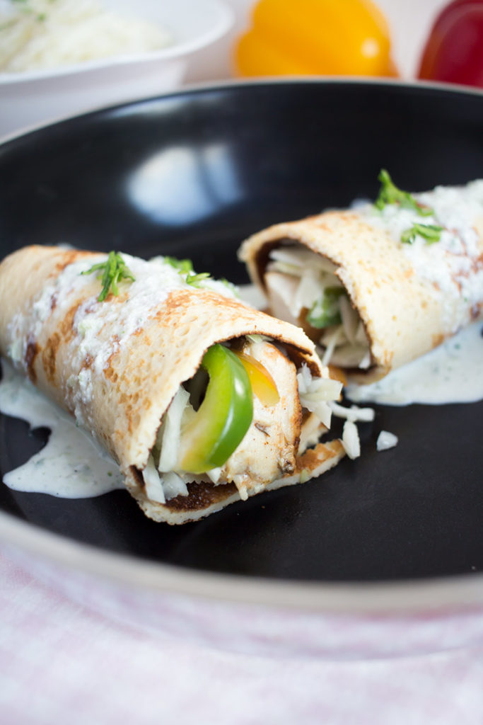 Low Carb Gyros Crêpe (Pita) – Low Carb Köstlichkeiten